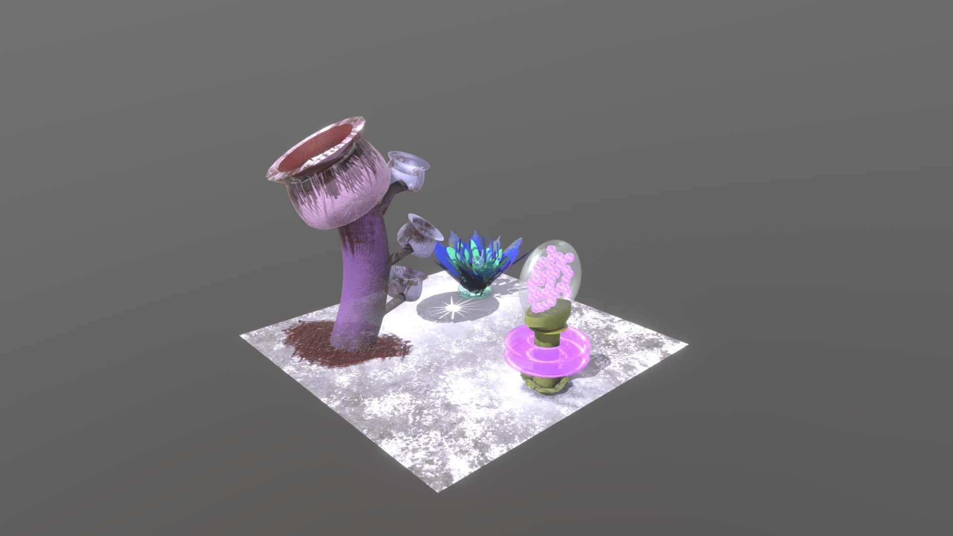 Alien Plants - Download Free 3D model by Aidan Gross (@AidanGross ...