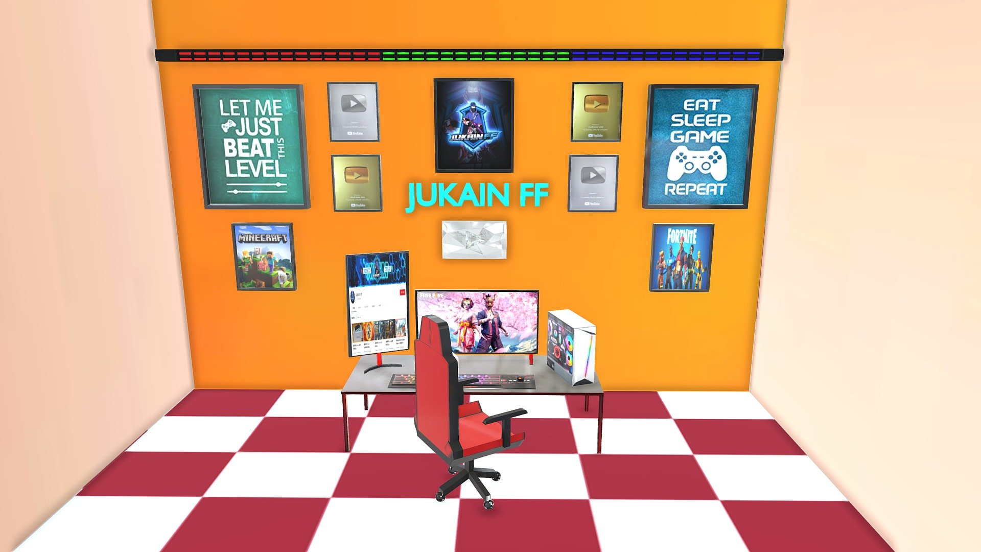 Gaming PC Amazing - Download Free 3D model by rsdodiya [f016250 ...