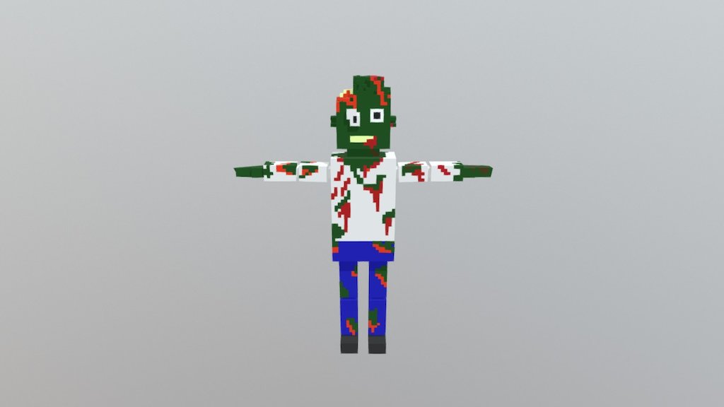 SK Zombie - Download Free 3D model by gansaibow [f0177ca] - Sketchfab