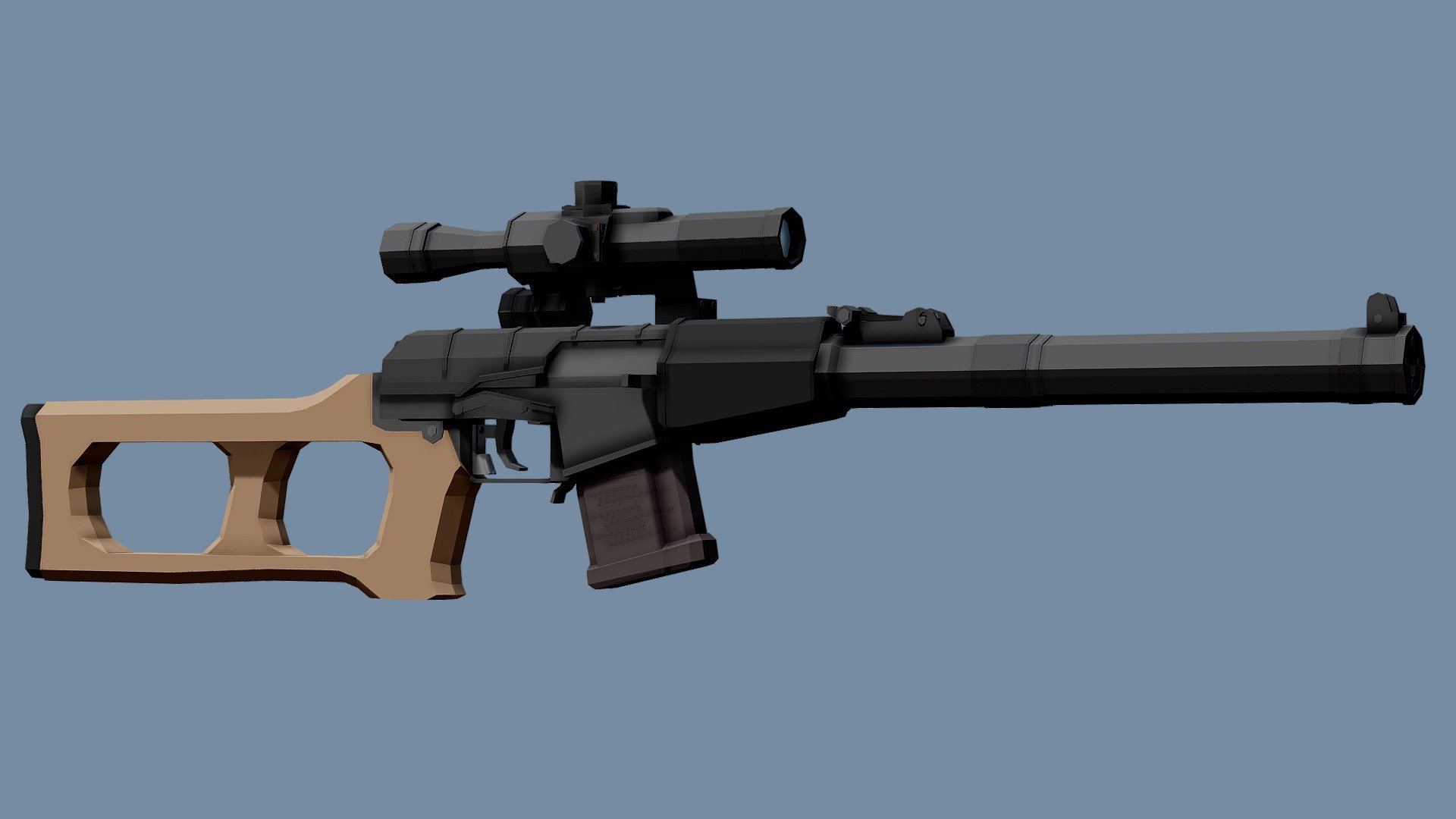 Low-Poly VSS Vintorez - Download Free 3D model by TastyTony [f017de0 ...