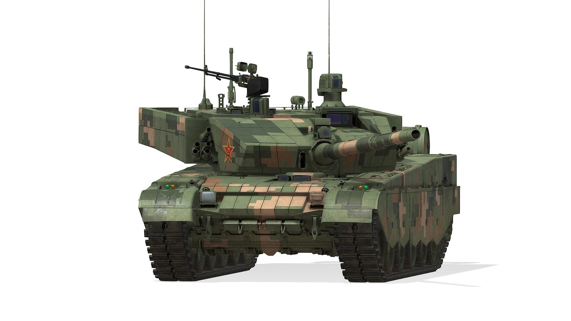ZTZ-99A Chinese MBT - Buy Royalty Free 3D model by Pr0st0Danya [f018434 ...