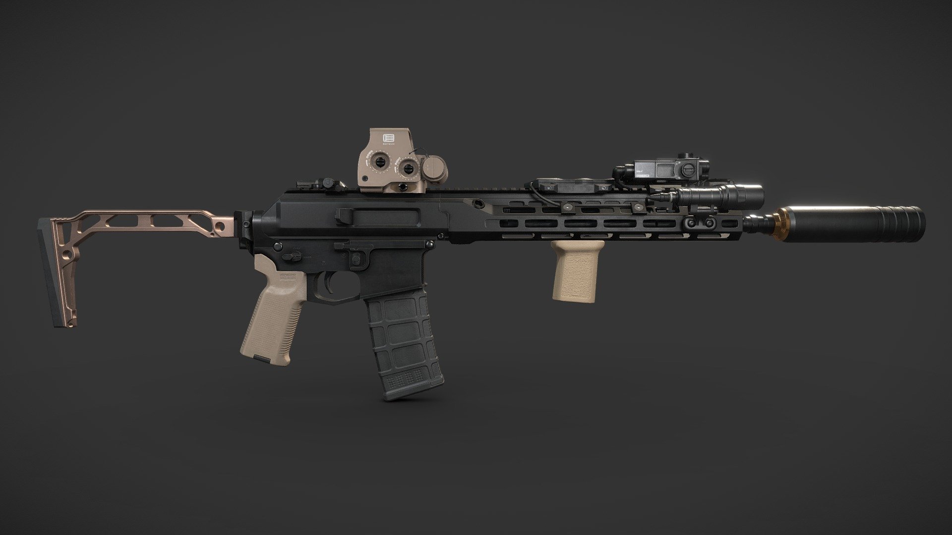 BRN-180 Gen3 - 3D model by Korn (@Howl) [f01860e] - Sketchfab