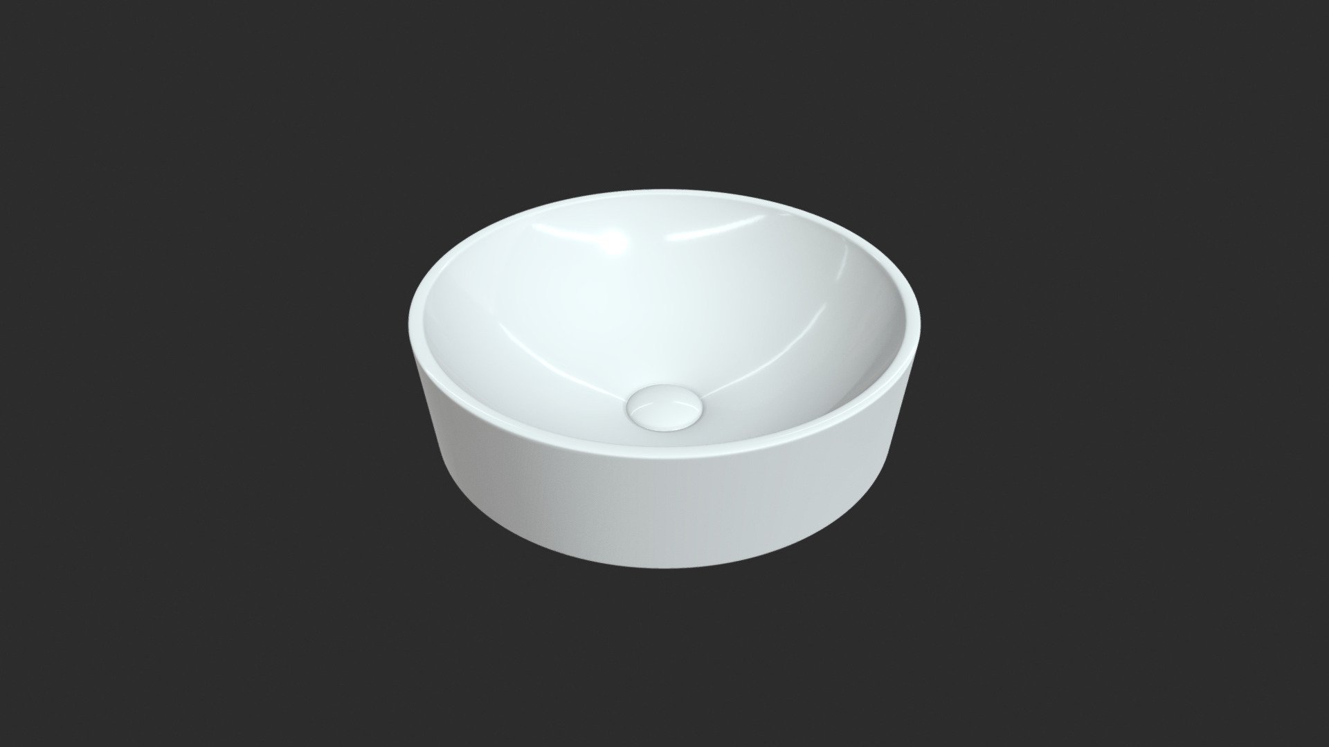 Geberit VariForm round countertop washbasin - Download Free 3D model by ...