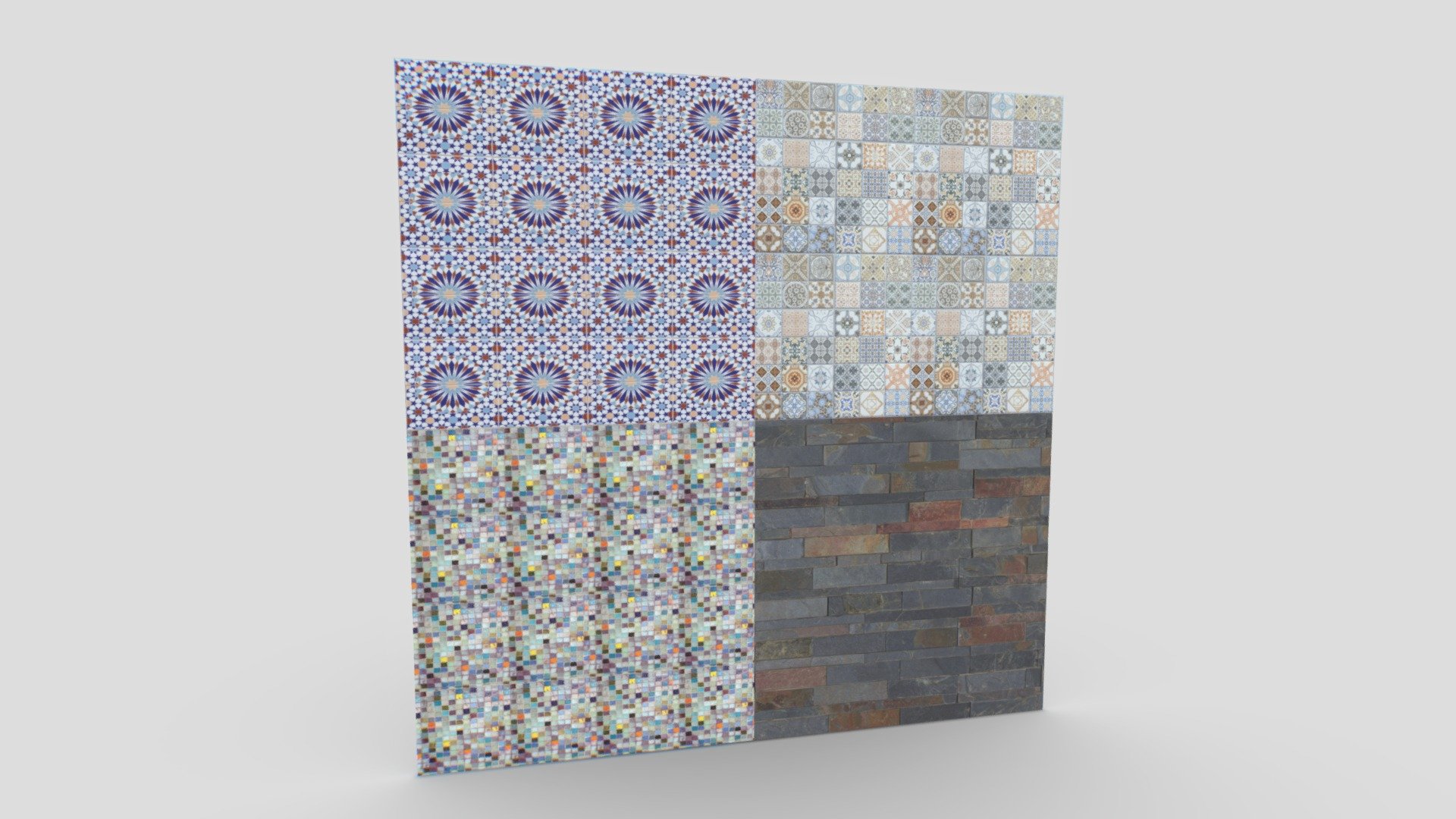 Wall and Floor Tiles Textures pack 13 - Buy Royalty Free 3D model by ...