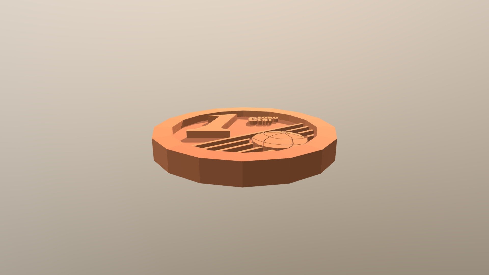 Cent Coin - 3D model by Destrsnow [f019ebe] - Sketchfab