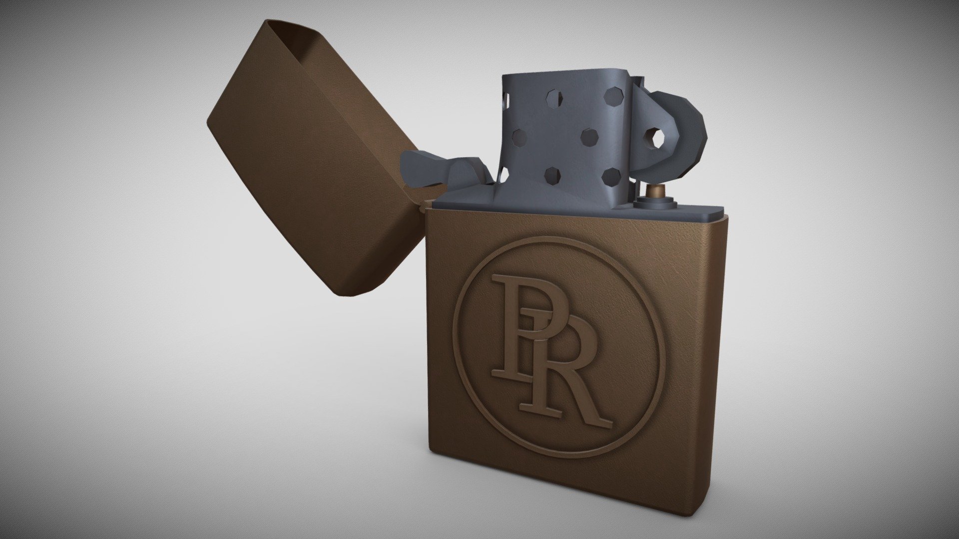 Low-Poly Zippo Lighter (PR) - 3D model by Snowy1225 [f01aaa8] - Sketchfab