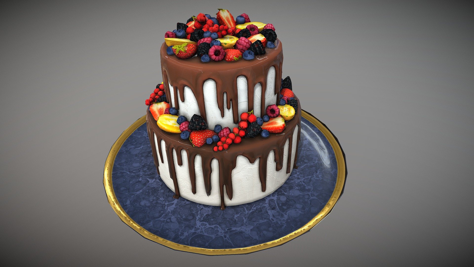 Fruit Cake - Buy Royalty Free 3D model by Bilal Creation Production ...