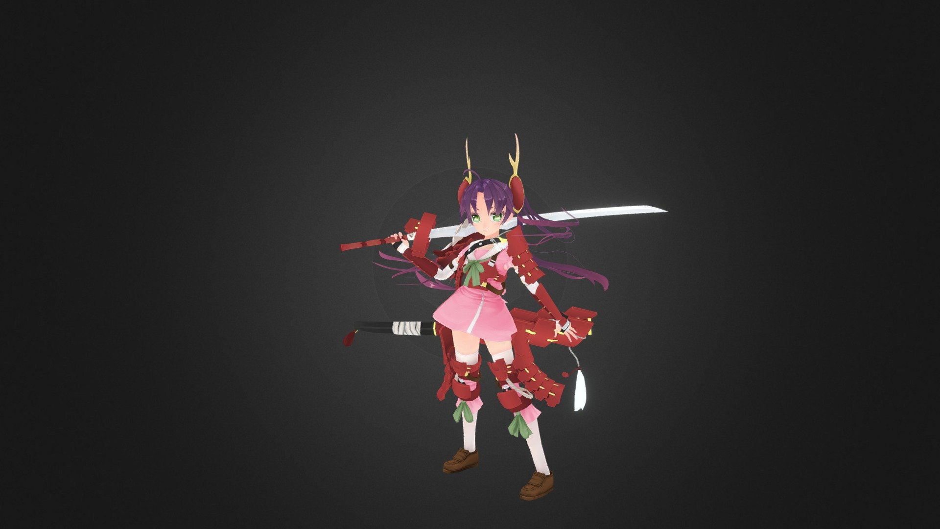 SamuraiGirl - 3D model by Yasuto (@chinchungtw2000) [f01dd55] - Sketchfab