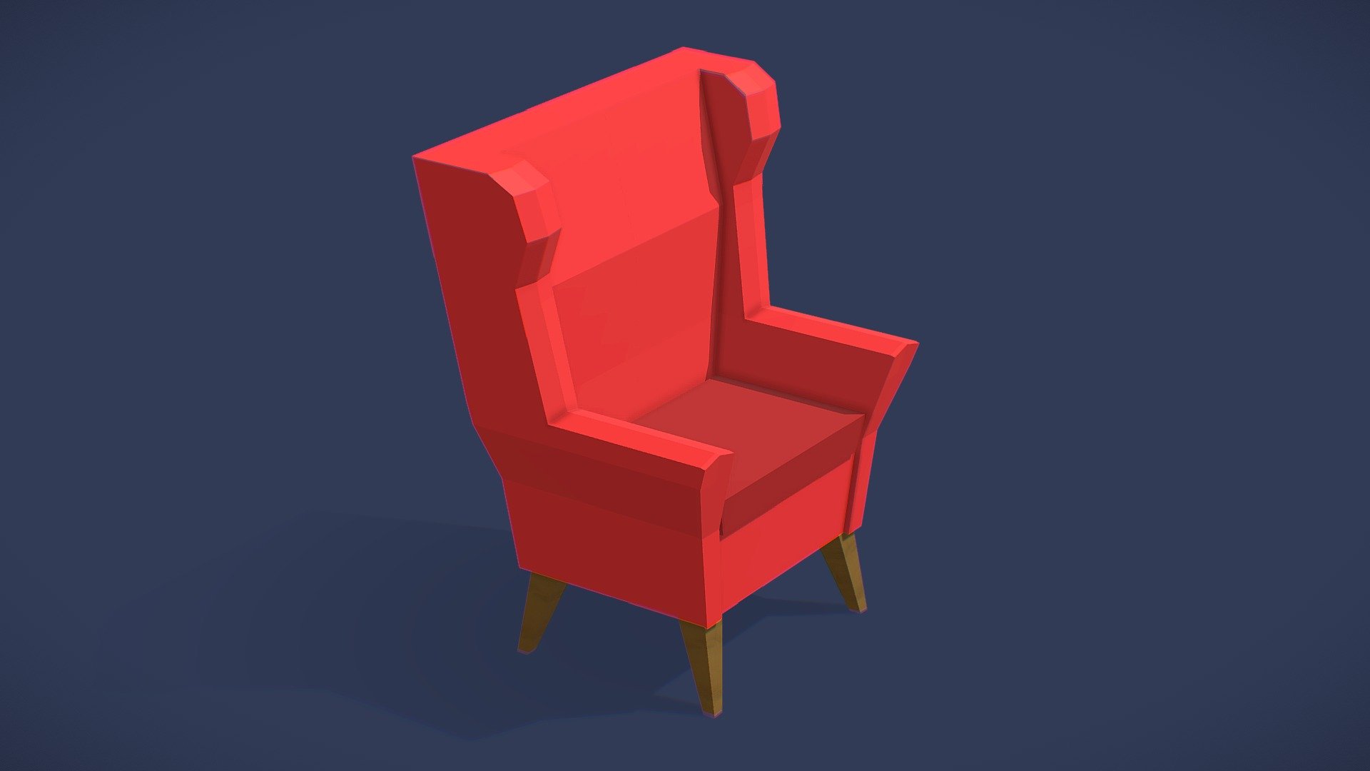 Armchair Low Poly - Download Free 3D model by lucasalic00 [f01f488 ...