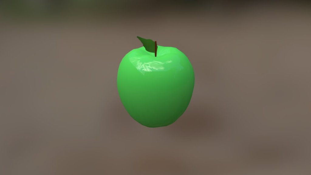 Apple - 3D model by une.johnsen [f0204cd] - Sketchfab