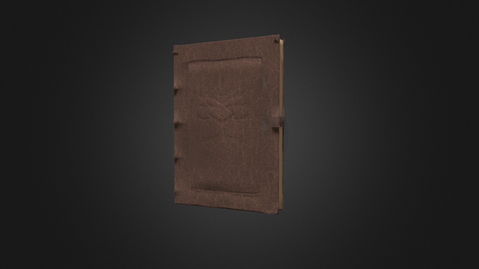 Leather Book - Download Free 3D model by Lewis Harding ...