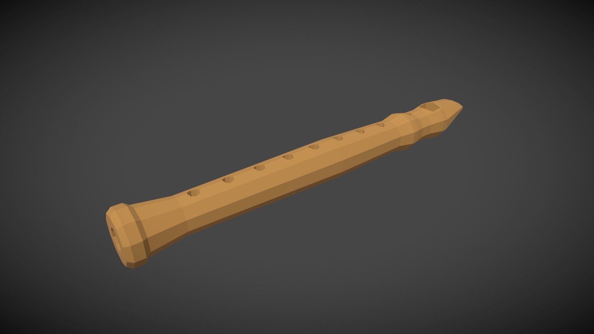 Lowpoly Flute - Buy Royalty Free 3D model by Blumbum Productions ...