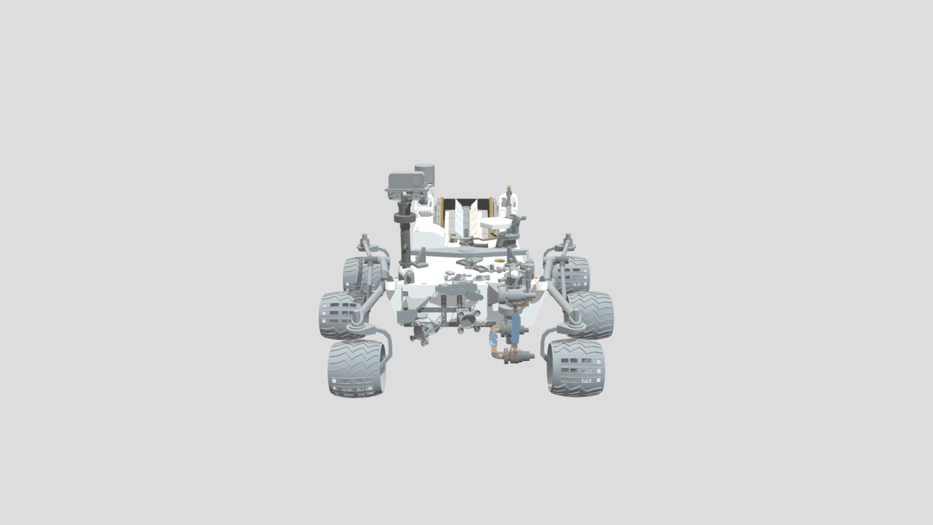 Replica Mars Curiosity Rover - Download Free 3D model by Kyle S ...