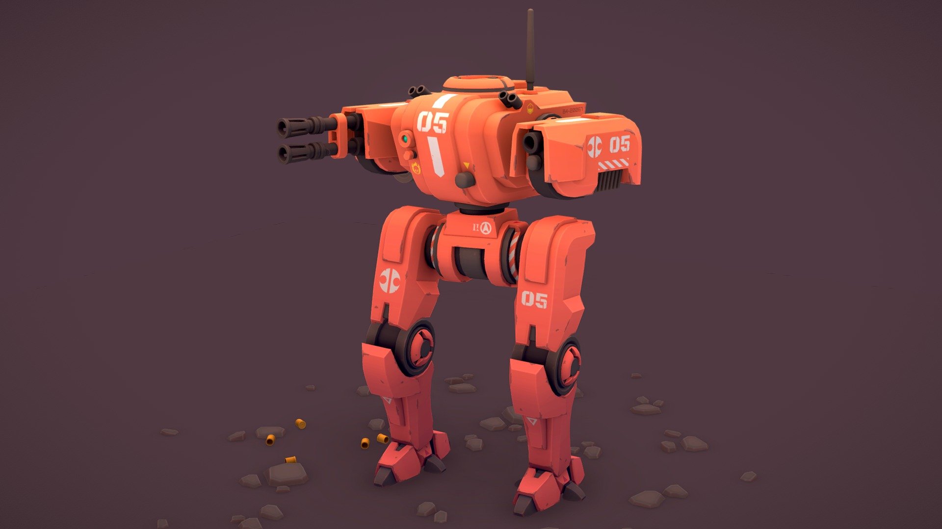 Stylised Mech - 3D model by Thomass3D [f021d8d] - Sketchfab