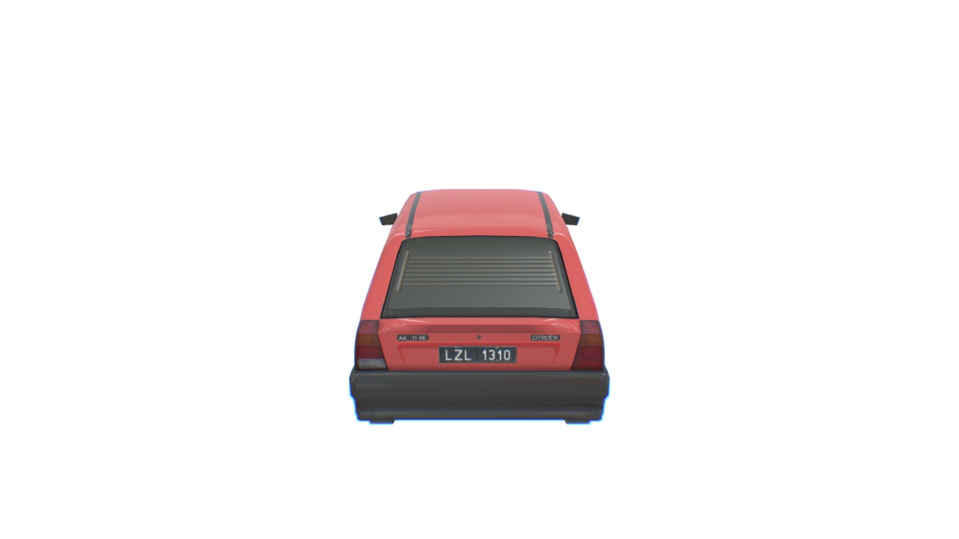 Citroën AX - 3D model by Uniguri [f0227aa] - Sketchfab