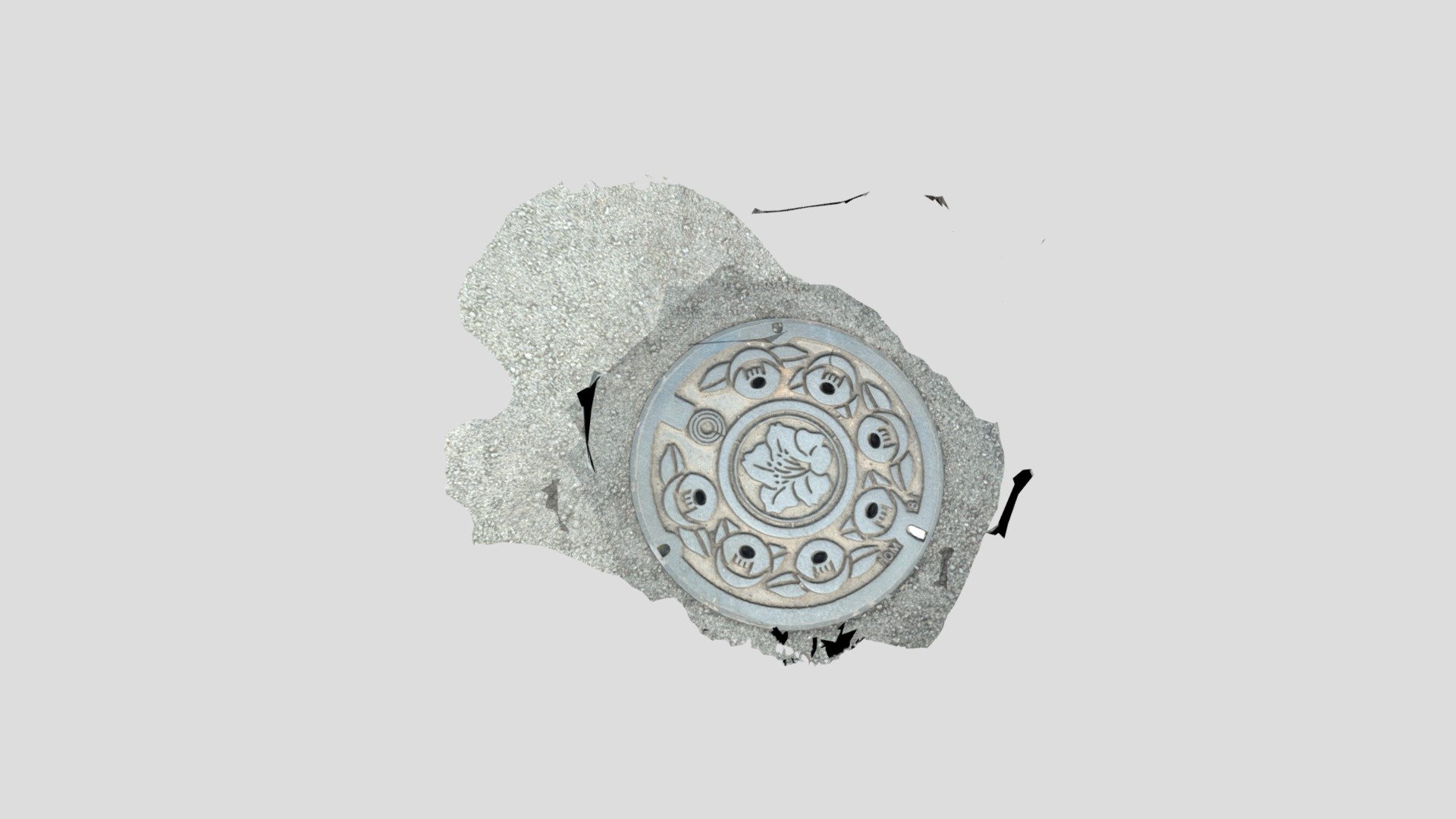 Manhole surround - 3D model by f.kobayashi.acc [f022fff] - Sketchfab