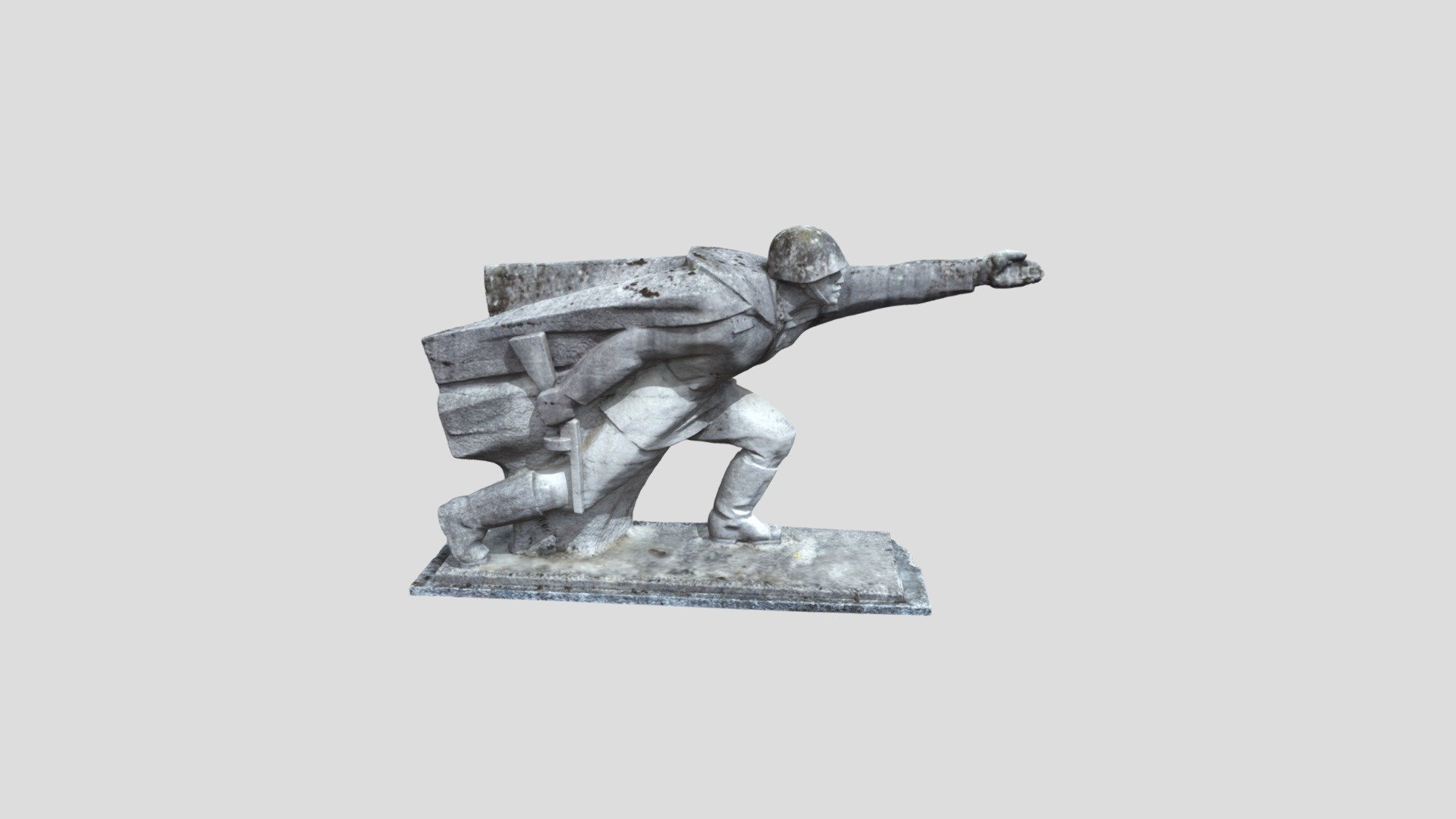 Soviet military graveyard monument - 3D model by Szymon Zimniak (@qrack ...