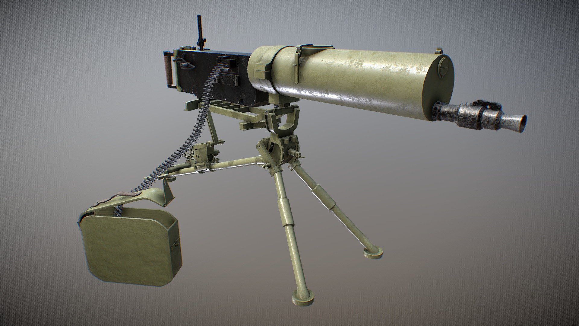 Rendition of Maxim M/32-33 - 3D model by tiina.pyorala [f023b04 ...