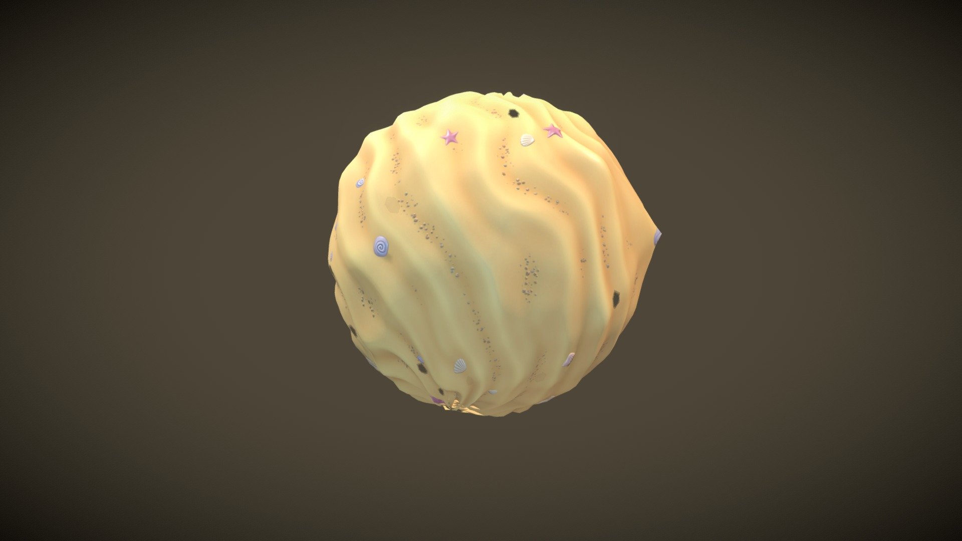 Procedural Stylized Sand with Underwater switch - 3D model by ...