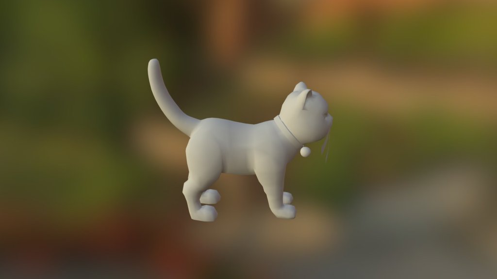 Cat - 3D model by mottos [f0262a6] - Sketchfab