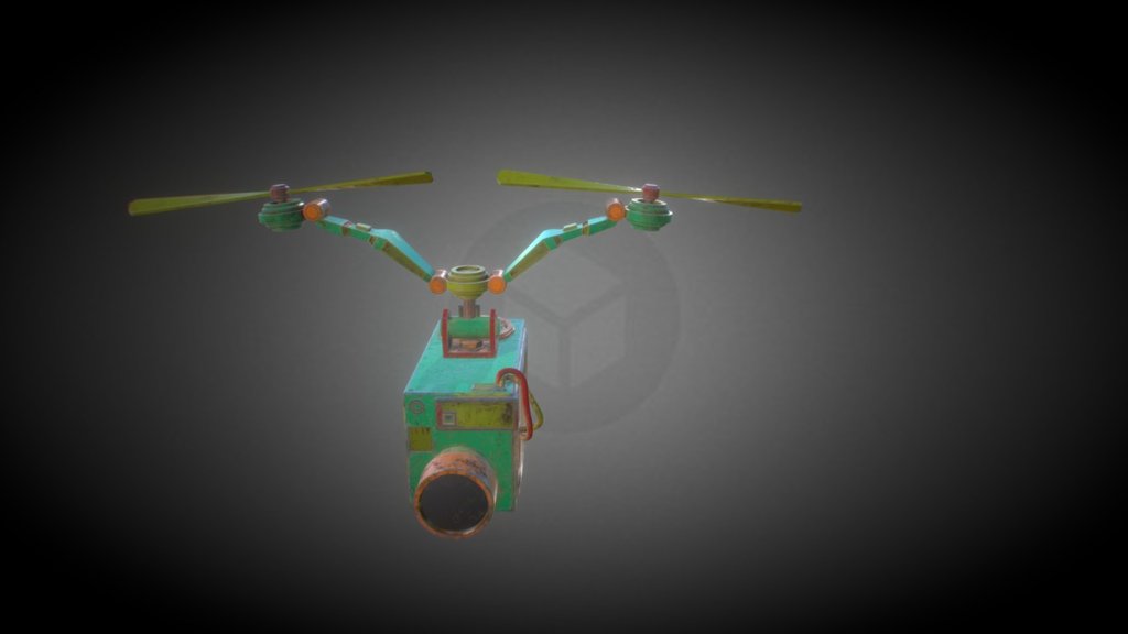 an old drone - 3D model by Gerald Payumo (@geraldmichaelpayumo ...