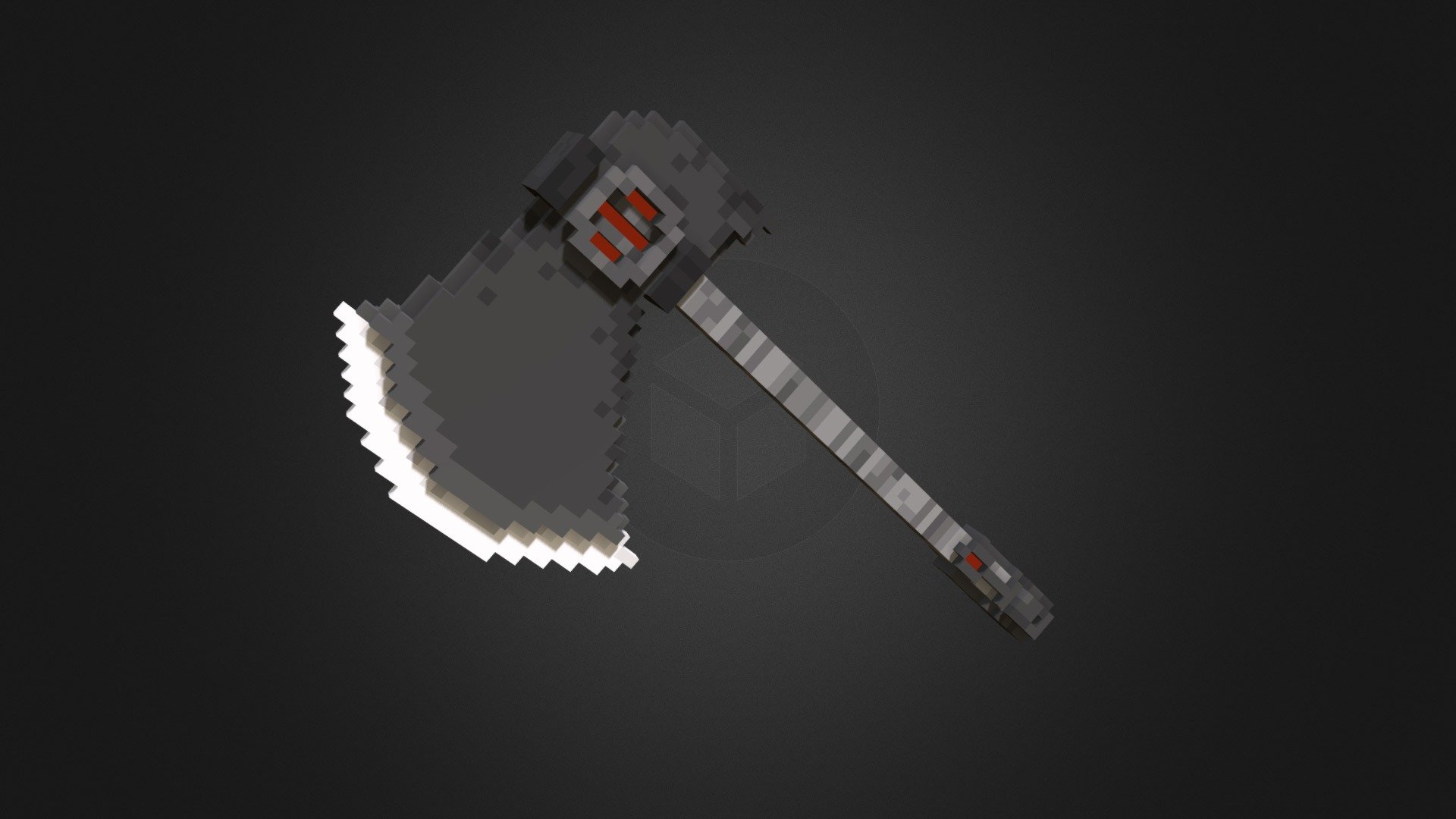 Axe Black Red - 3D model by ployiing [f028a89] - Sketchfab