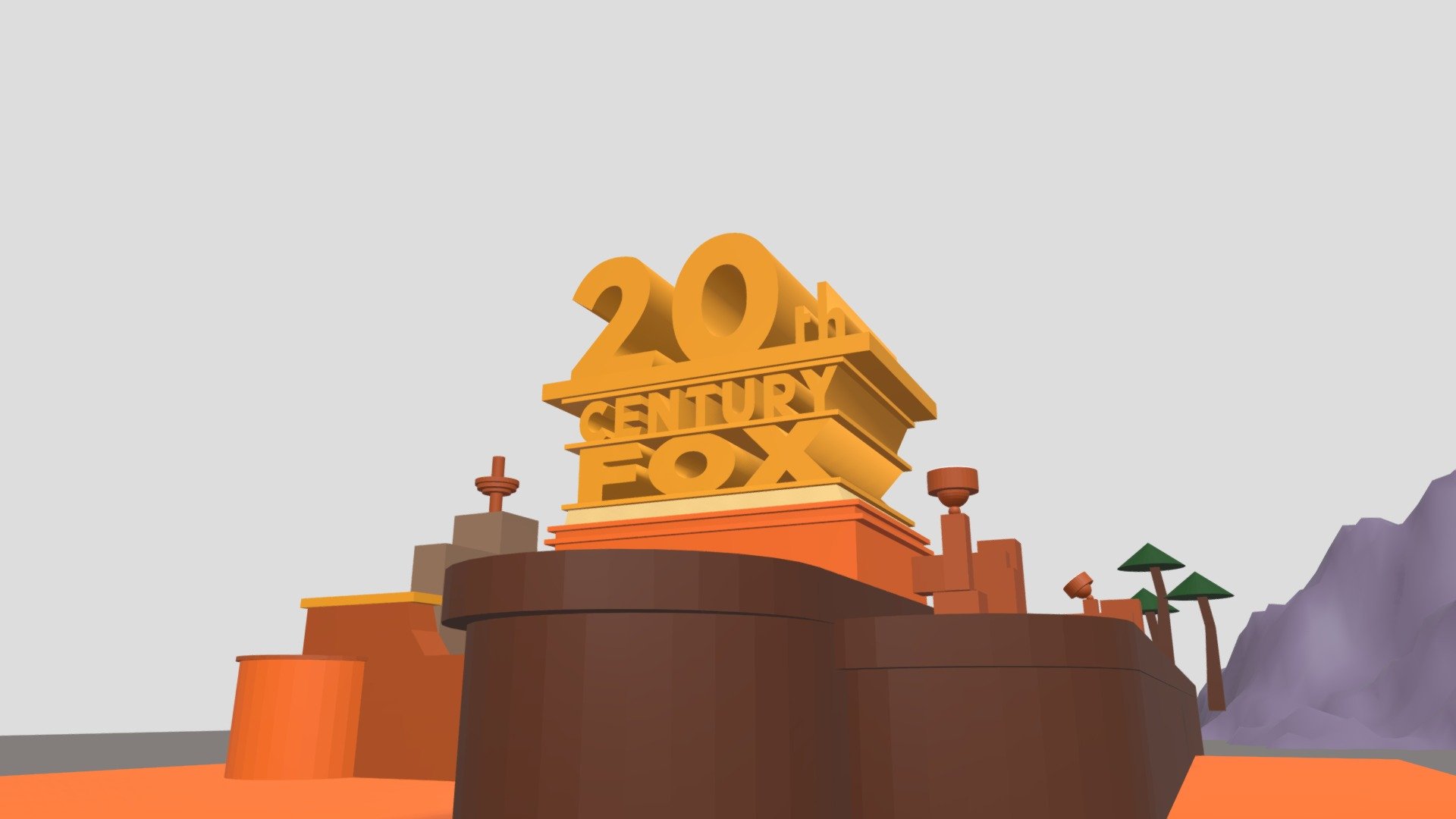 20th Century Fox 2009 Logo Remake in Blender - Download Free 3D model ...