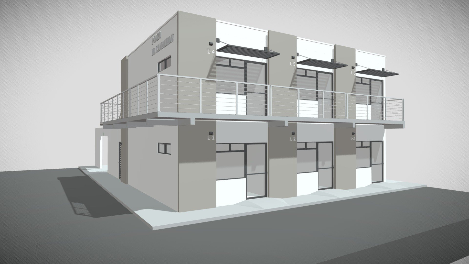 Proyecto Locales Comerciales - 3D model by Gerardo08 [f02e636] - Sketchfab