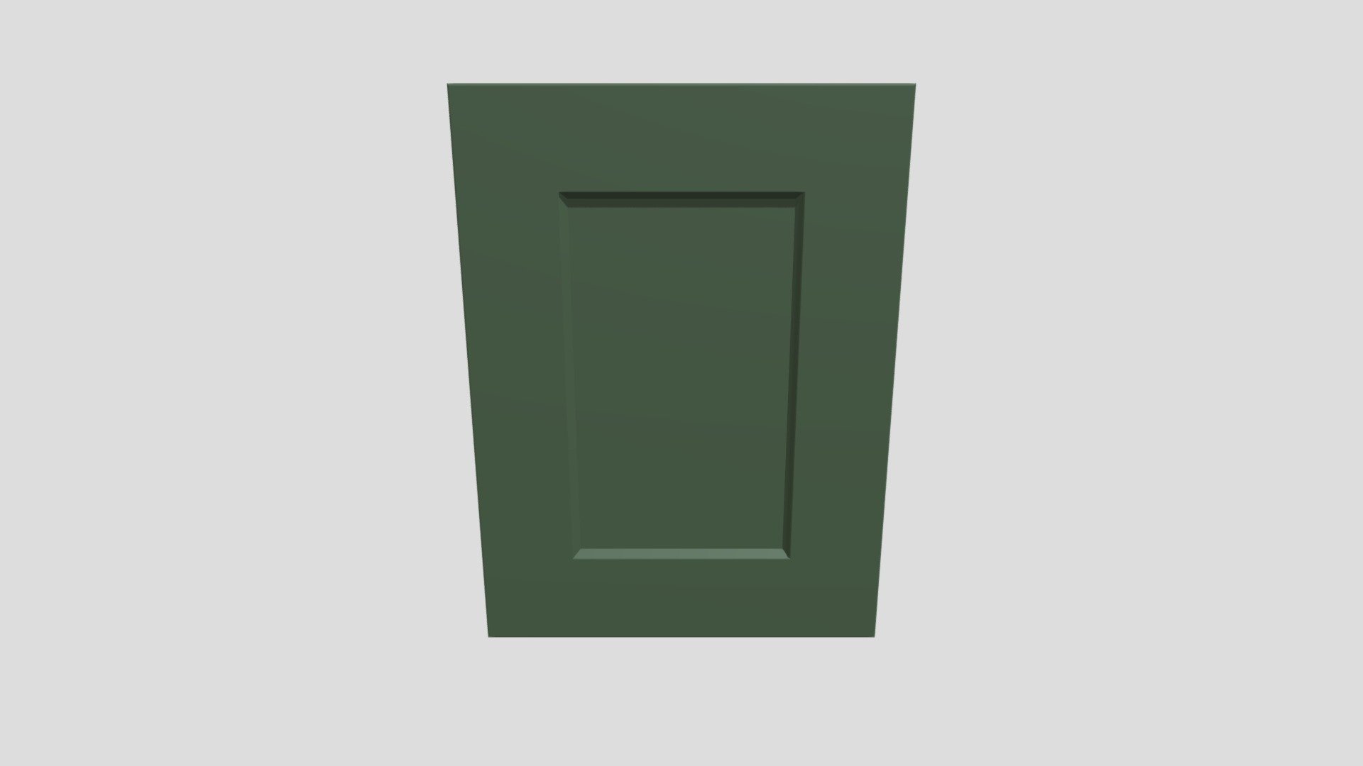 Green Shaker Door - 3D model by intelligentcommercesolutions [f02ff51 ...