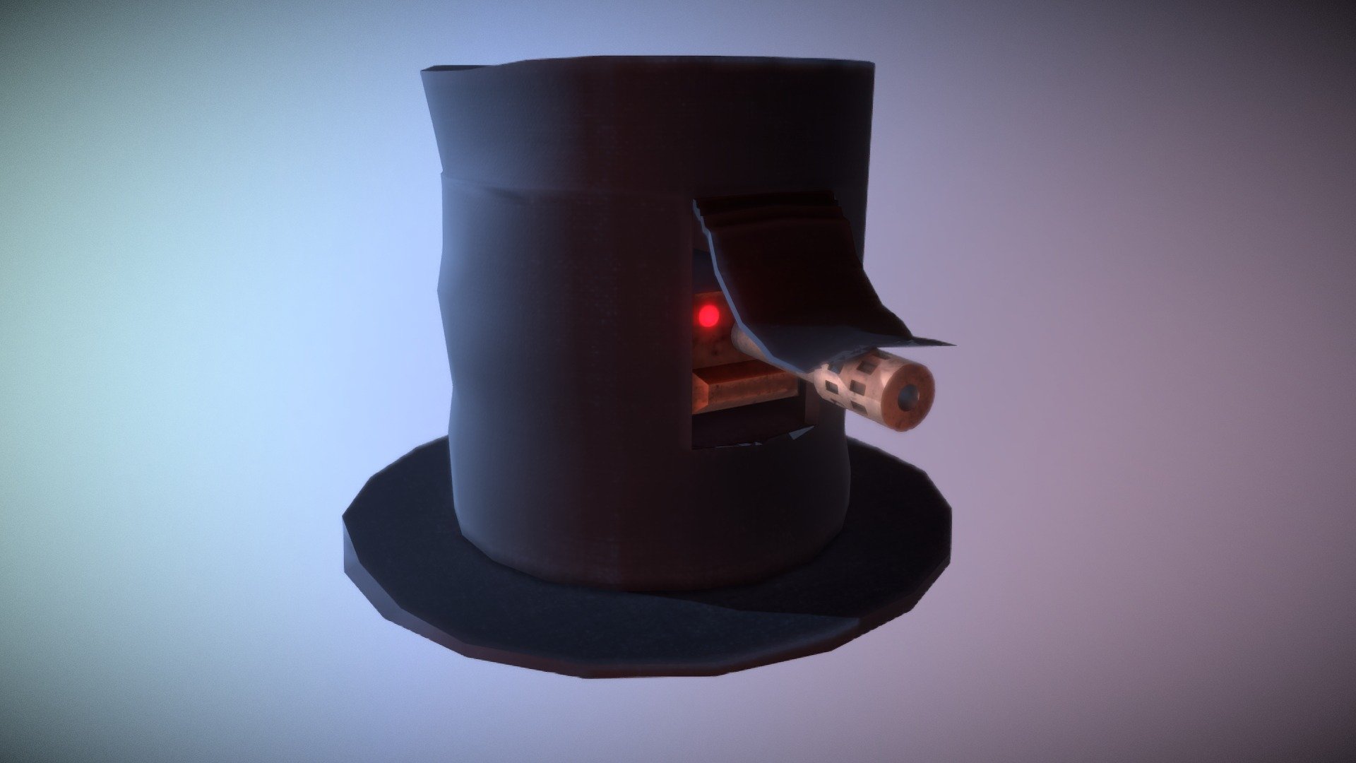 Gun Hat - 3D model by ThomasVanBreda [f030936] - Sketchfab