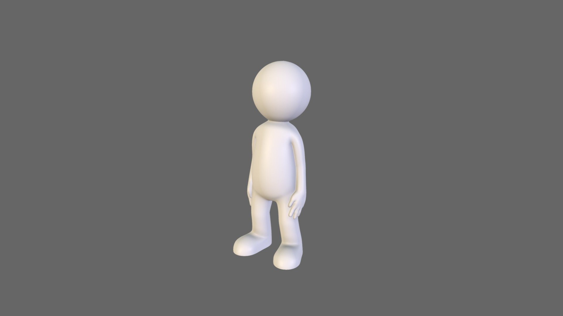 Cartoon Man For 3d Printing 001 - Buy Royalty Free 3D model by Suphanee ...
