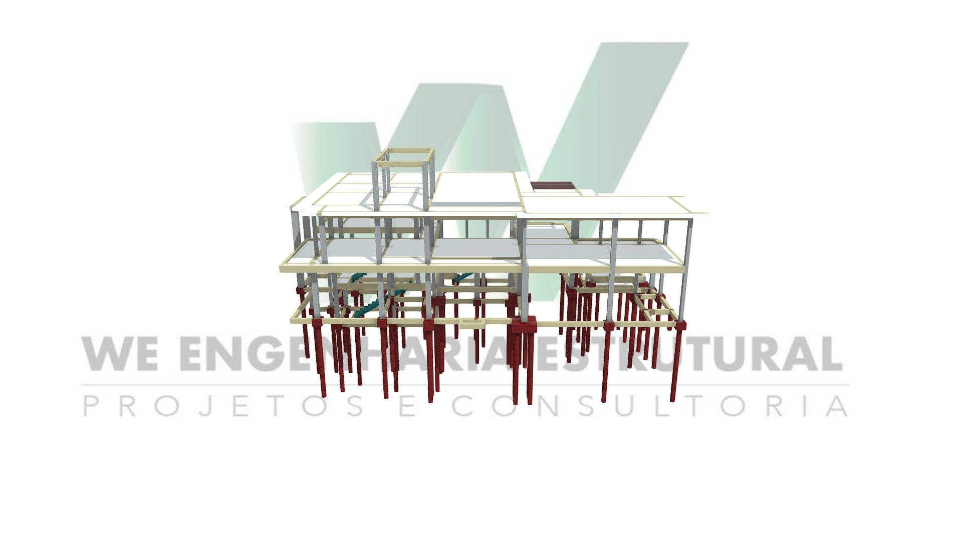 3D Estrutura CA - 3D model by WE Engenharia (@weengenharia) [f0321bd ...