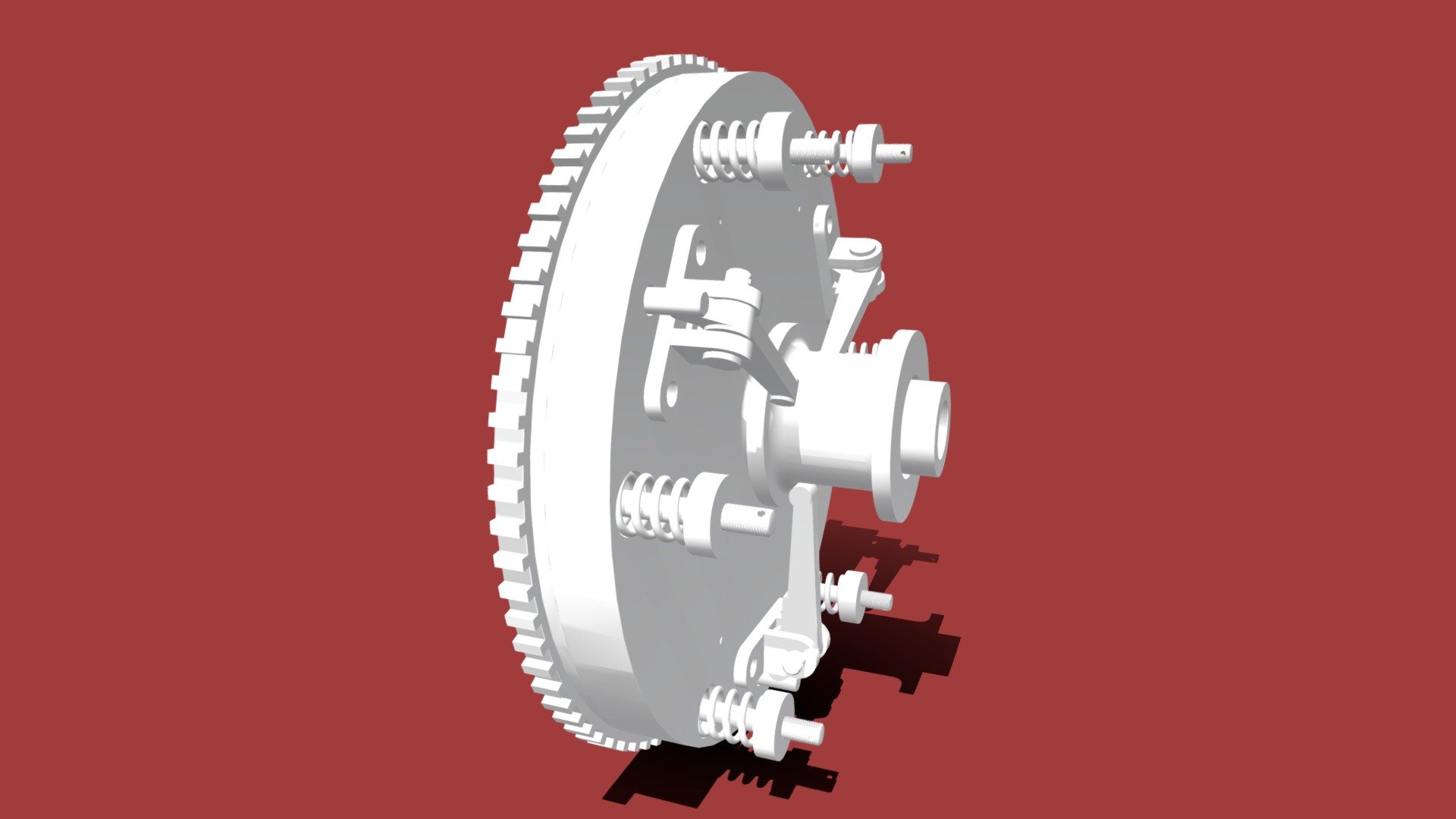 Single Clutch Plate Assembly in Solidworks - Download Free 3D model by ...