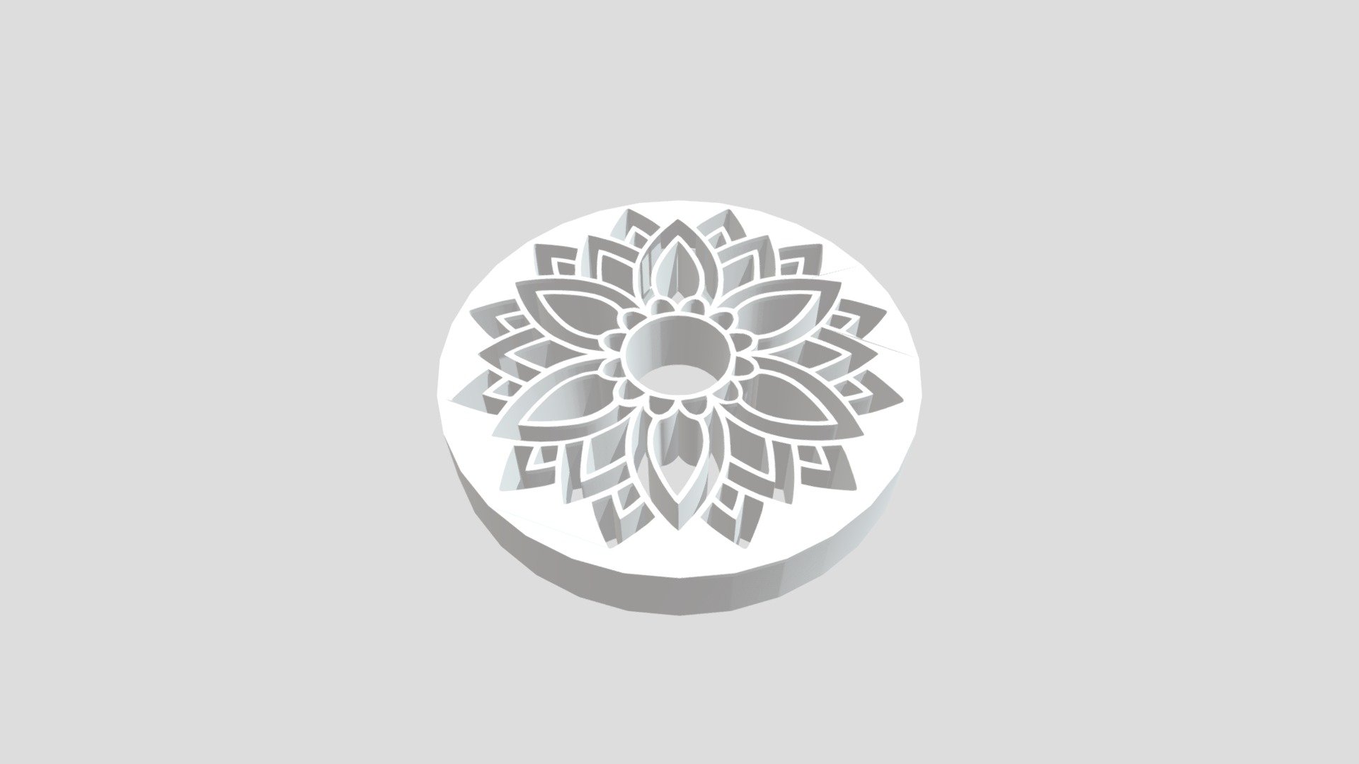Mandala 3d - Download Free 3D model by MrRailPro [f034ba7] - Sketchfab
