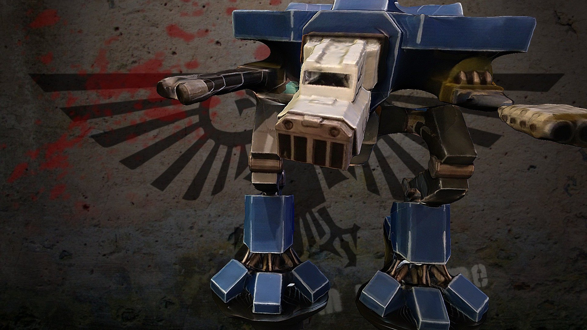 Warhammer 40k Titan - Painted (2) - 3D model by Pierre-Antoine (@pa ...