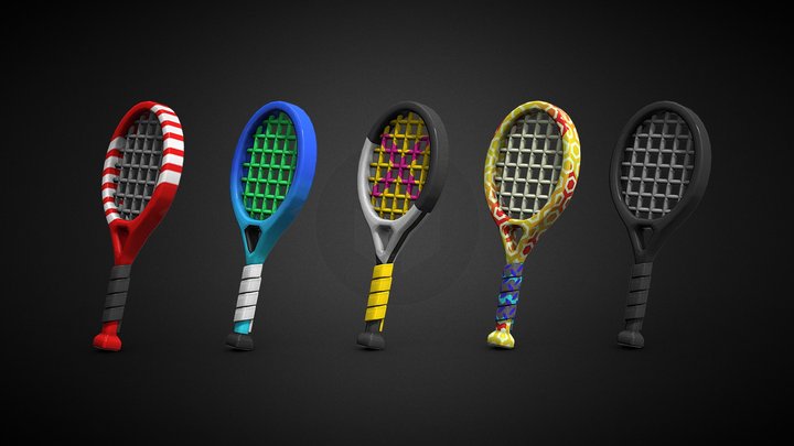 Tennis-racket 3D models - Sketchfab