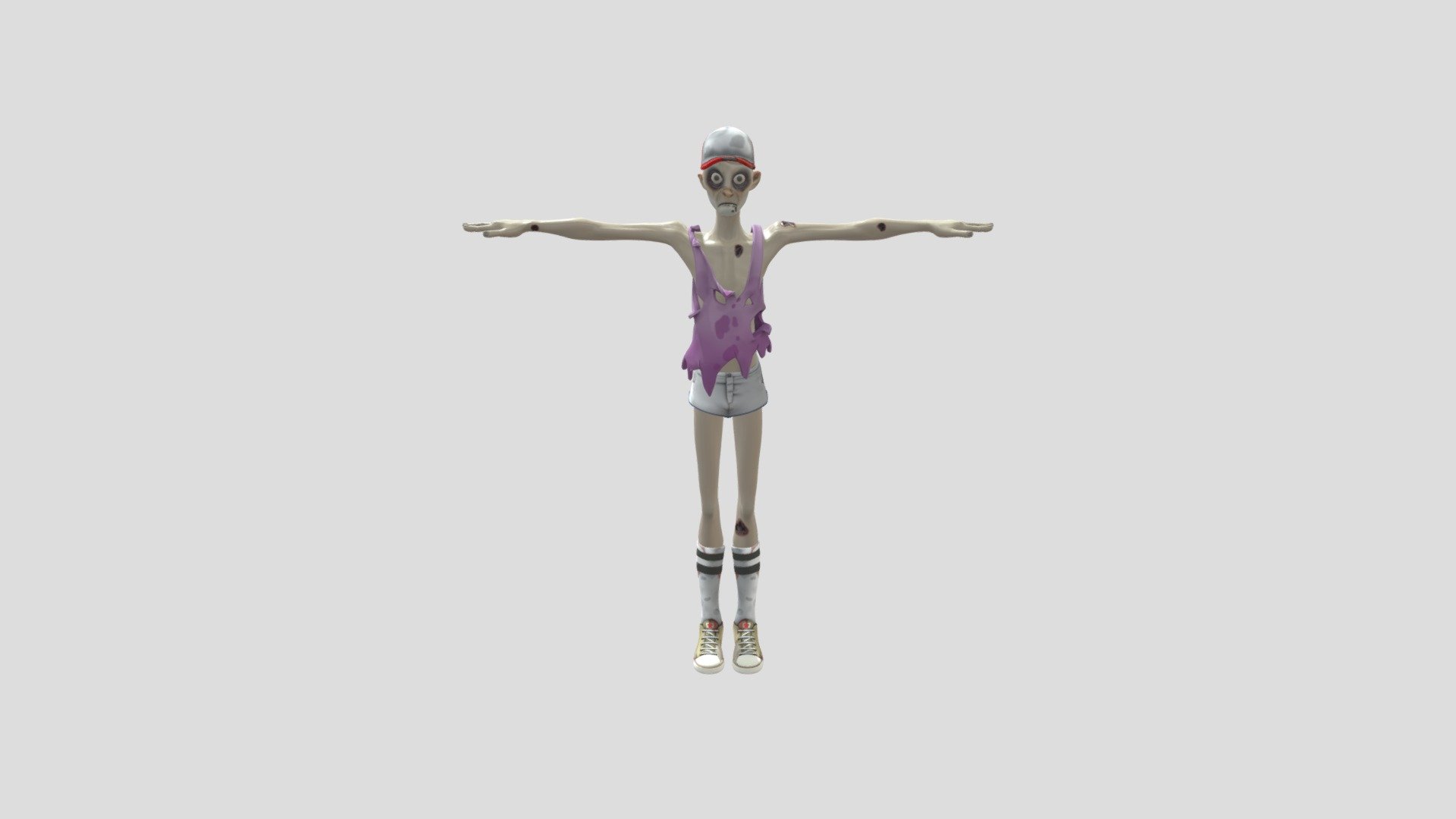 eddy zombie - 3D model by chiwawastudios [f0380cd] - Sketchfab