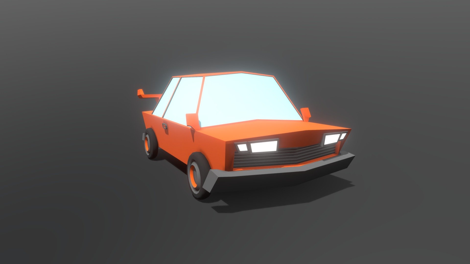 Low-Poly Car - 3D model by 4Tboy [f039311] - Sketchfab