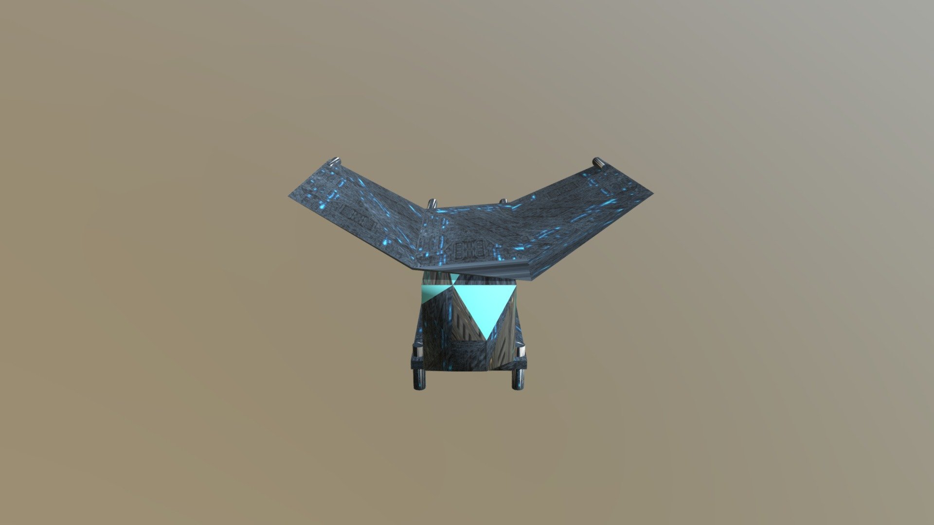 Dropship Raider Textured Low Poly - 3D model by Aidan Bradshaw ...