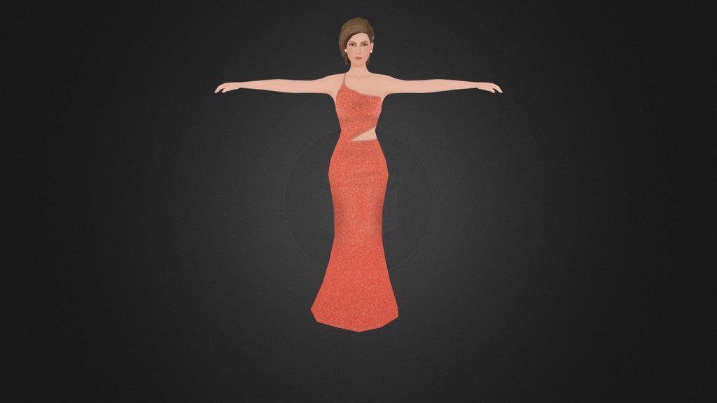 Model2 Gown Texture2 - 3D model by somipuspwan.84 [f03b26b] - Sketchfab