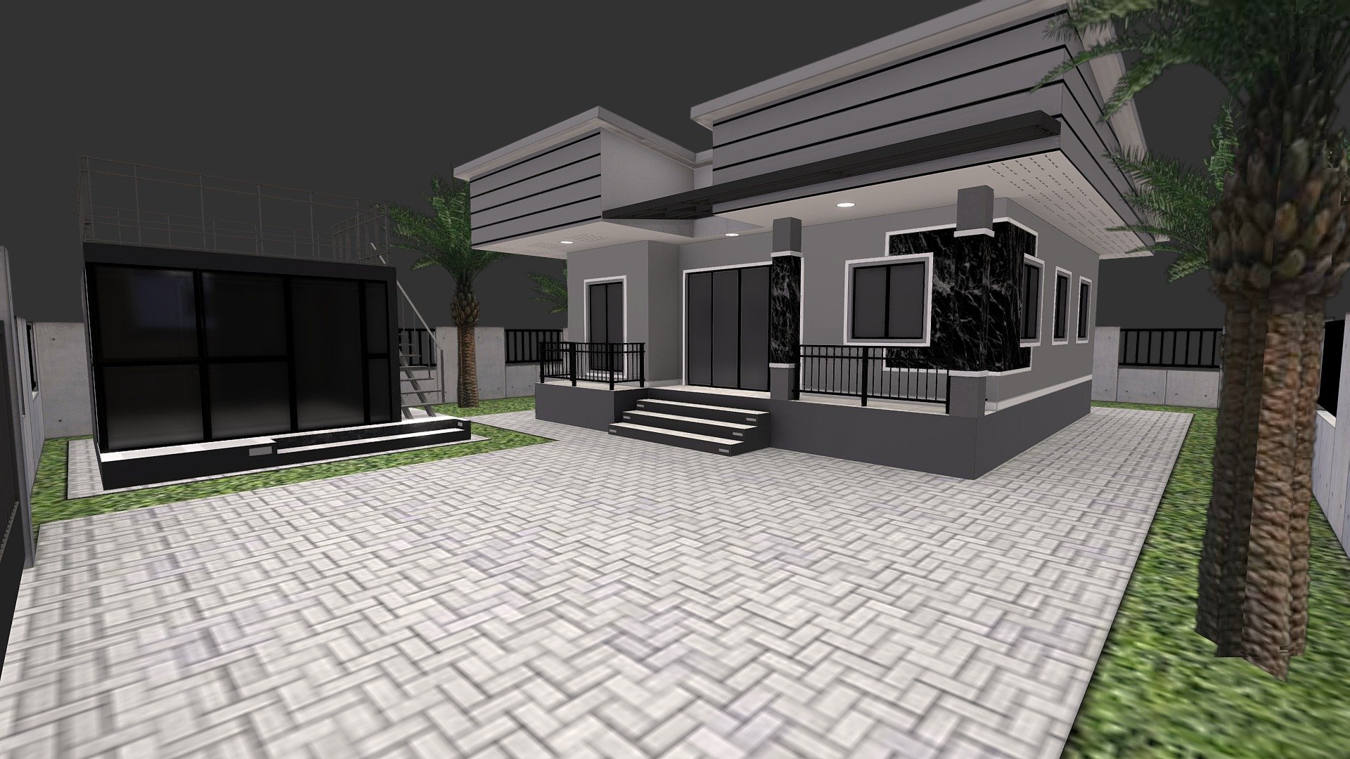 House Udon 1Floor model - 3D model by Jiradet [f03c2a8] - Sketchfab