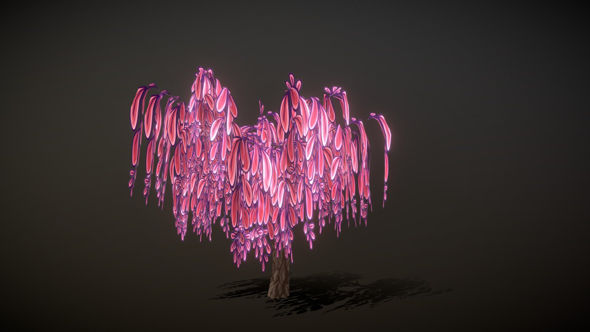 Fantasy Stylized Magic Tree Game Ready Asset - Buy Royalty Free 3D ...