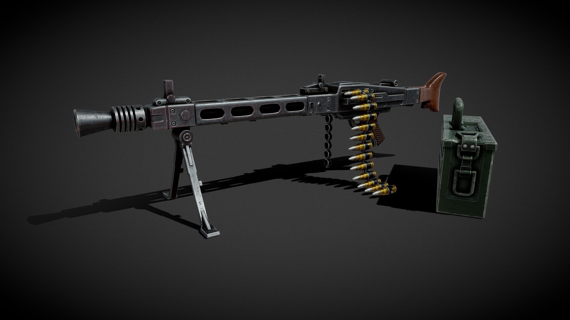 Mg42 Toon version - Buy Royalty Free 3D model by giobiancoFB [f03e5b0 ...