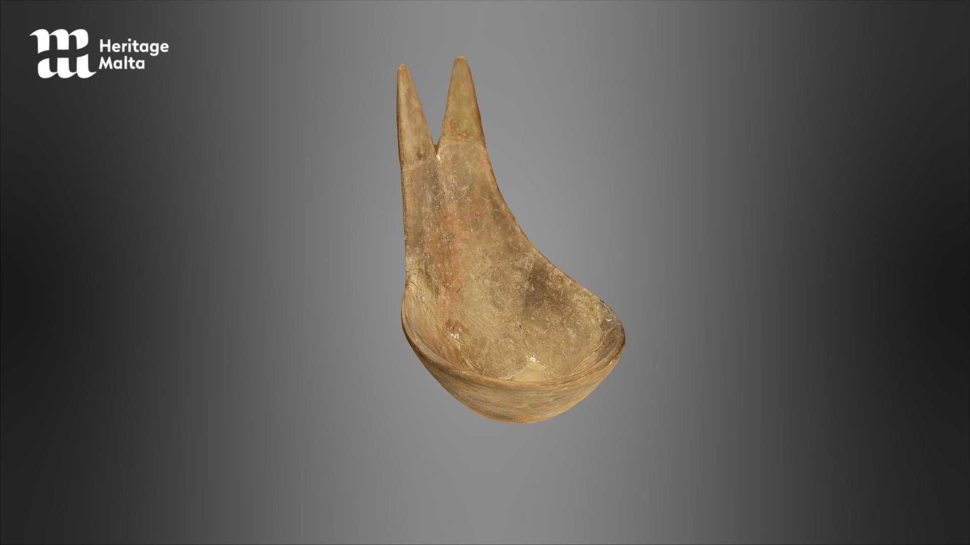21004 UN0066 - Partly reconstructed ladle - 3D model by Heritage Malta ...