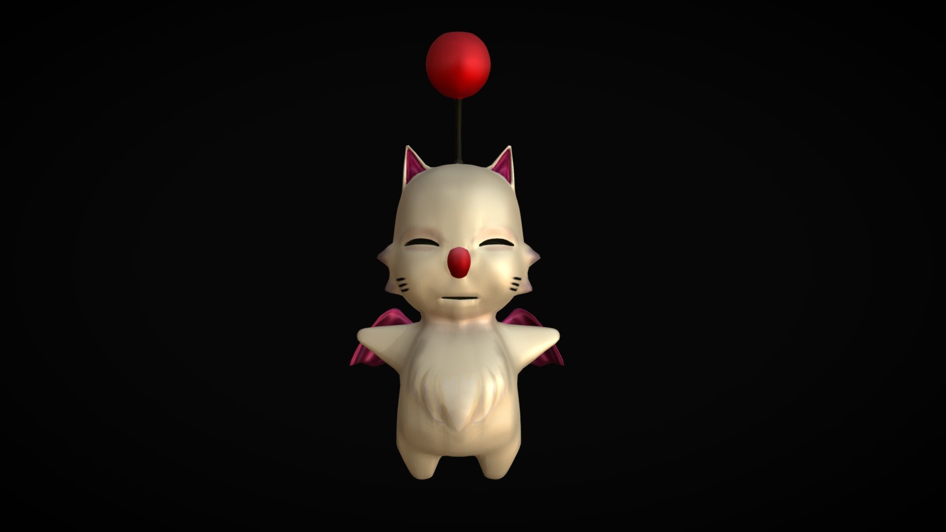 Moogle Kupo! - Download Free 3D model by sir-connor [f047129] - Sketchfab