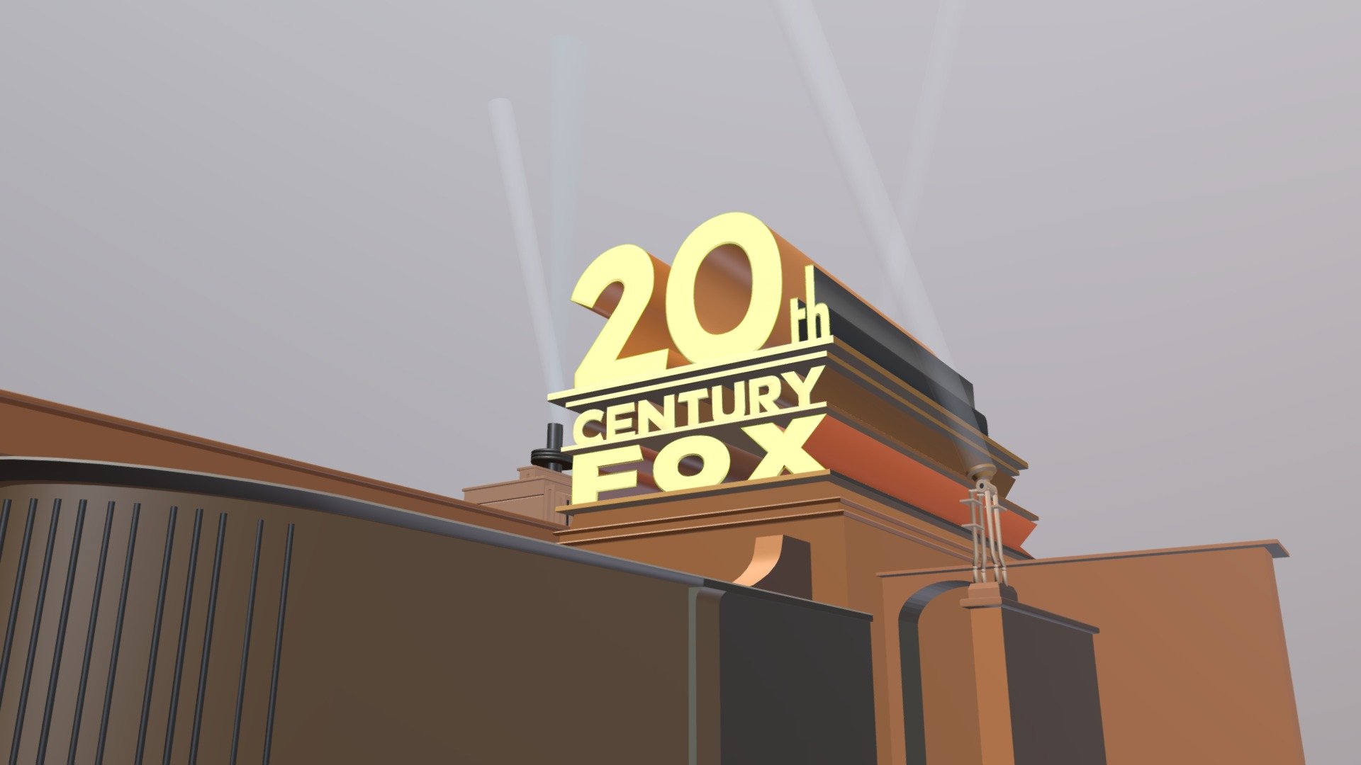 20th century fox logo (1998-2007) the simpsons - Download Free 3D model ...