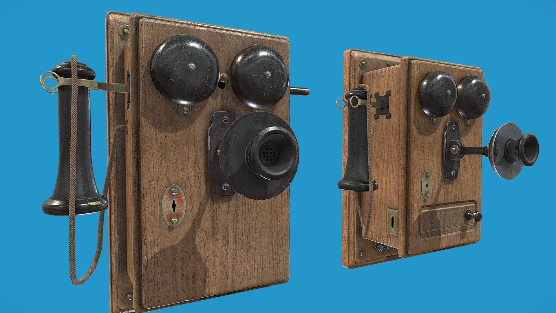 Antique Wall Telephones Type A - 3D model by Mad_Lobster_Workshop ...