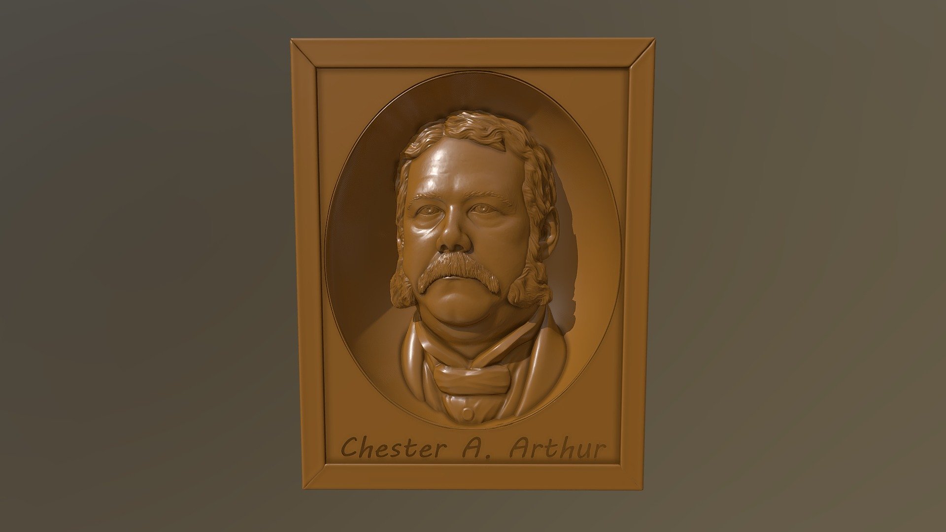 Chester A. Arthur - 3D model by kostikim [f04b89d] - Sketchfab