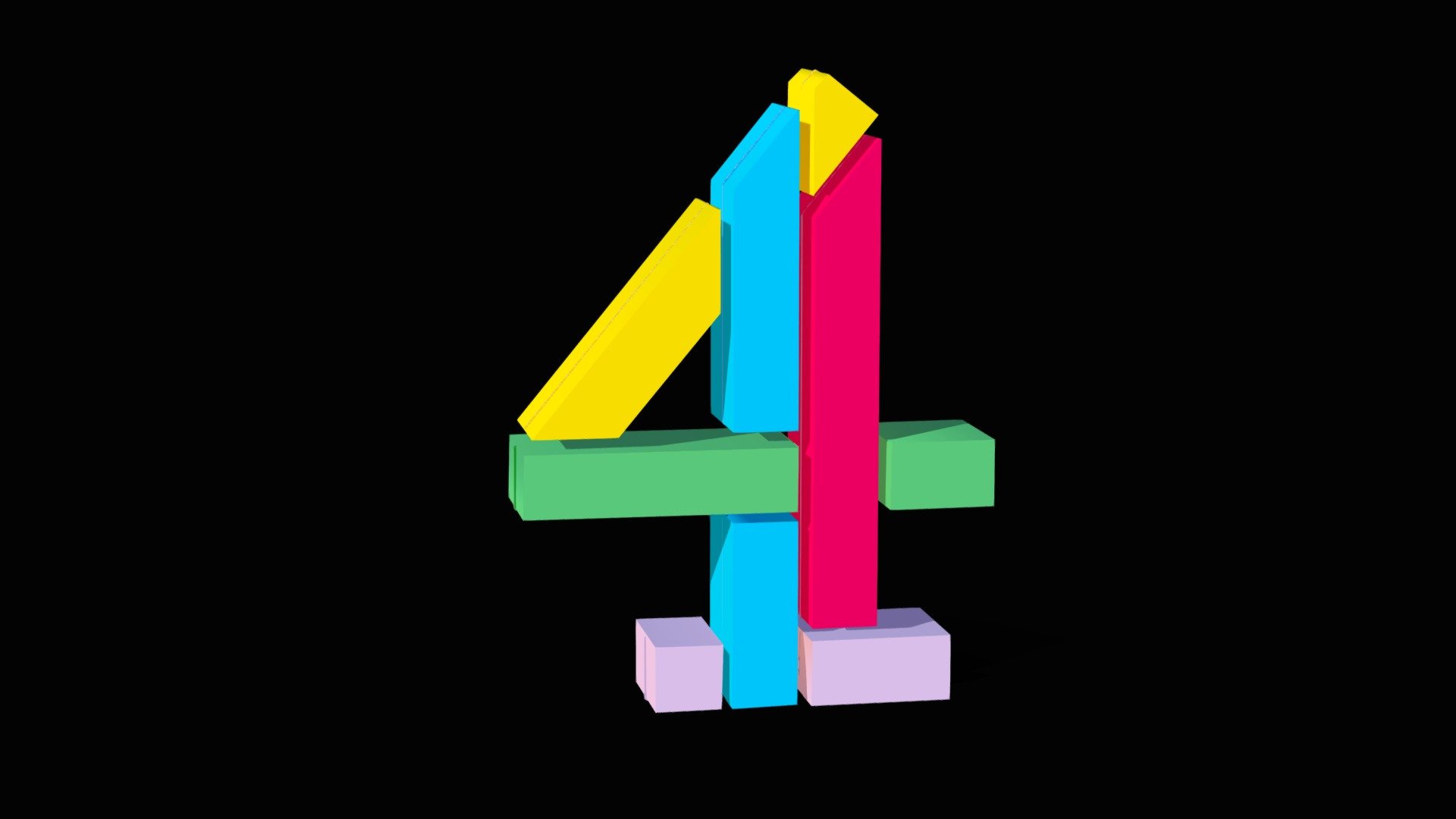 Channel 4 Bricks 1982-1996 Logo - Download Free 3D model by ...