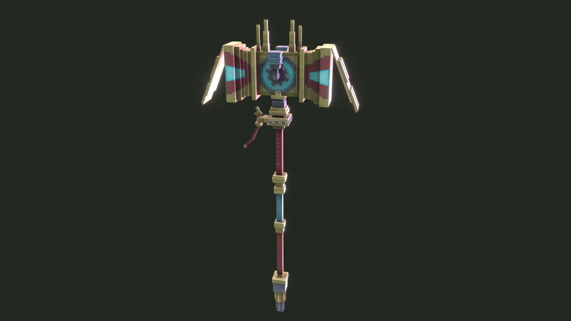 Orivers - Hextech hammer - Arcane - Download Free 3D model by Frayseur ...